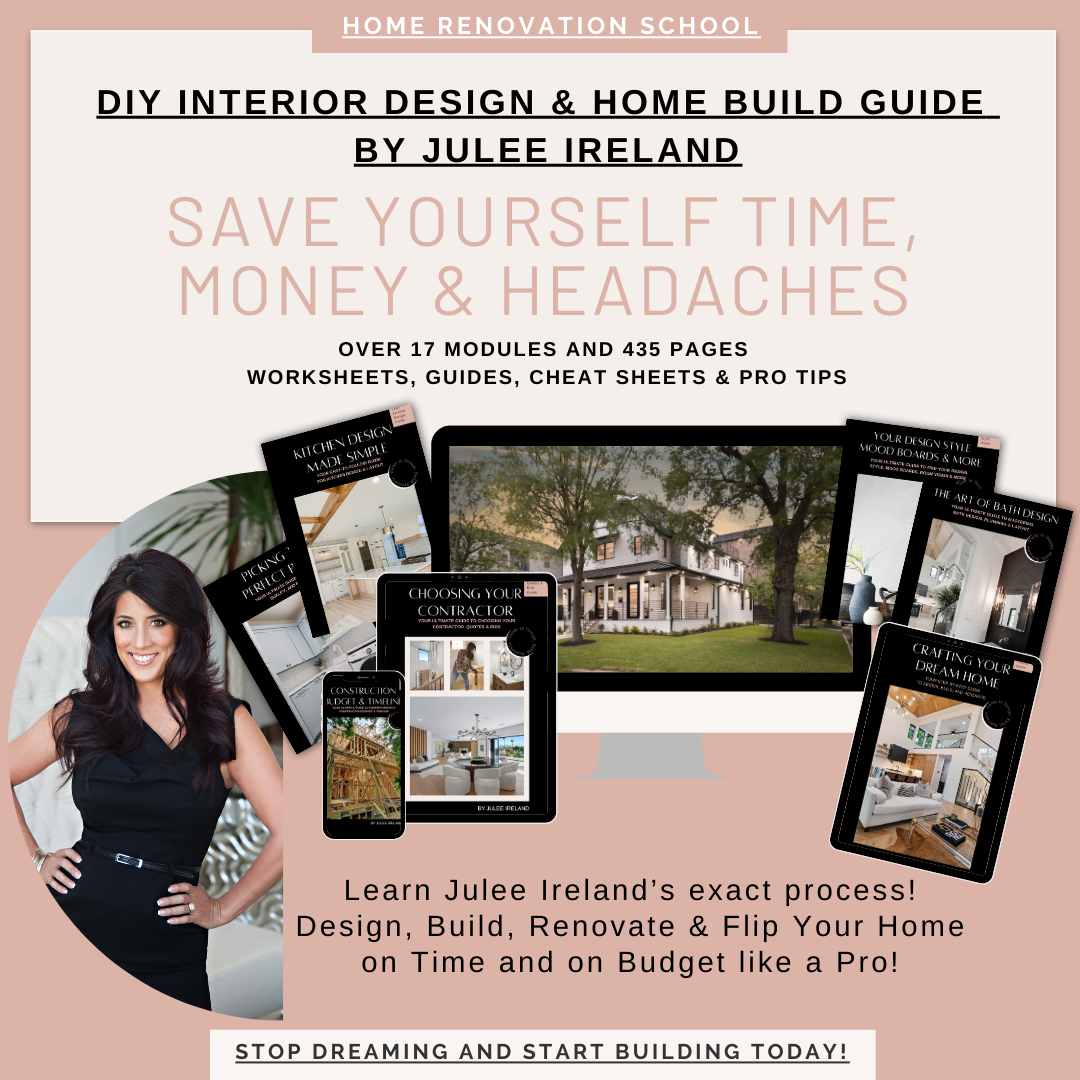 Home Renovation School DIY Interior Design & Home Build Guide - Julee ...
